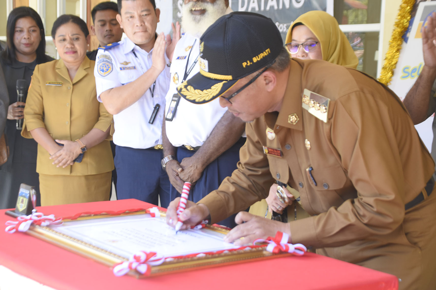 RESMIKAN TERMINAL UPBU KELAS III MULIA, PJ BUPATI TUMIRAN HARAP ...